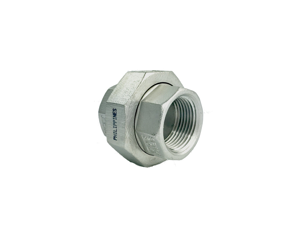 SS 150# ISO Threaded Union Pipe Fitting – StainlessValvesandFittings