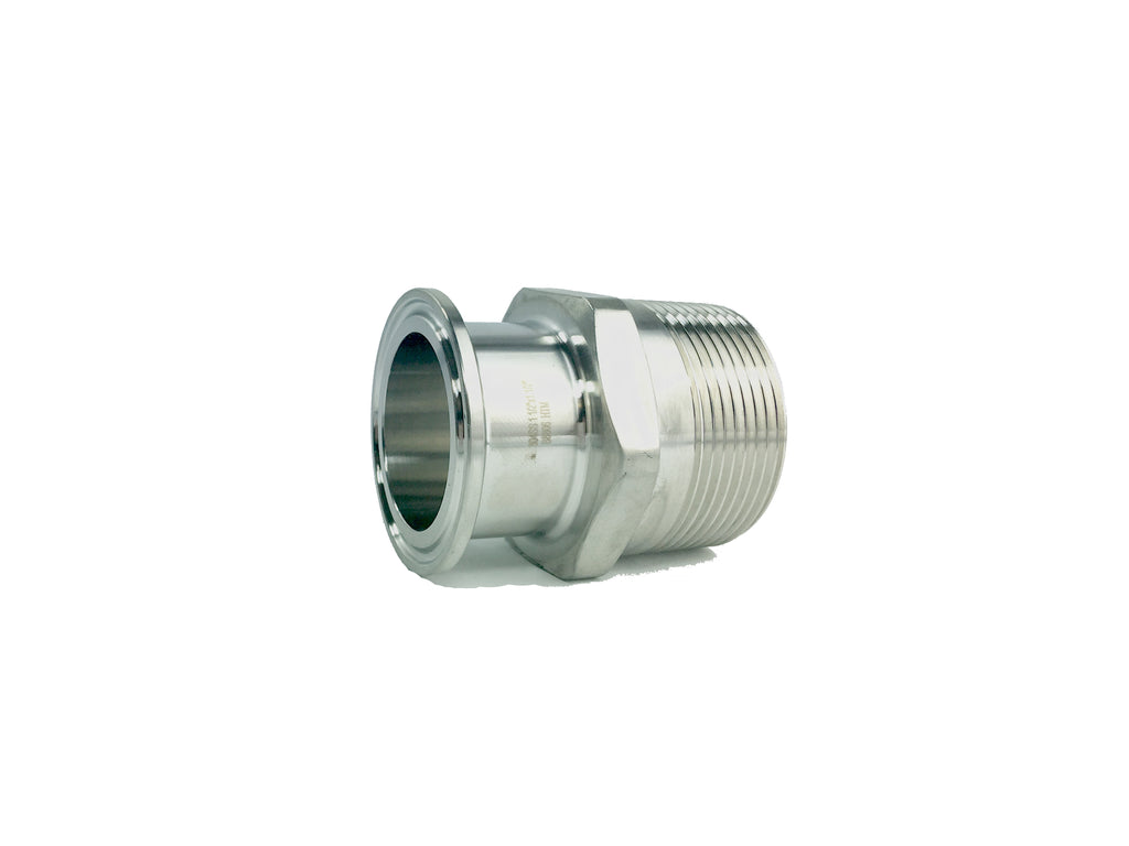 21MP Clamp X Male NPT Adapter – StainlessValvesandFittings
